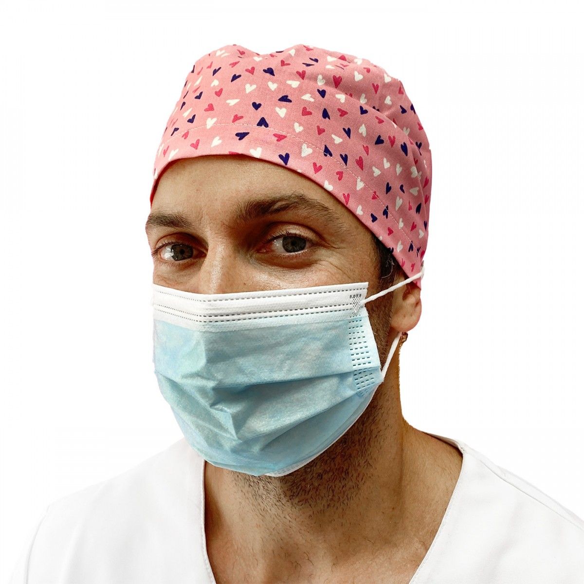 Surgical Cap With Buttons For Short Hair | NursesDNA